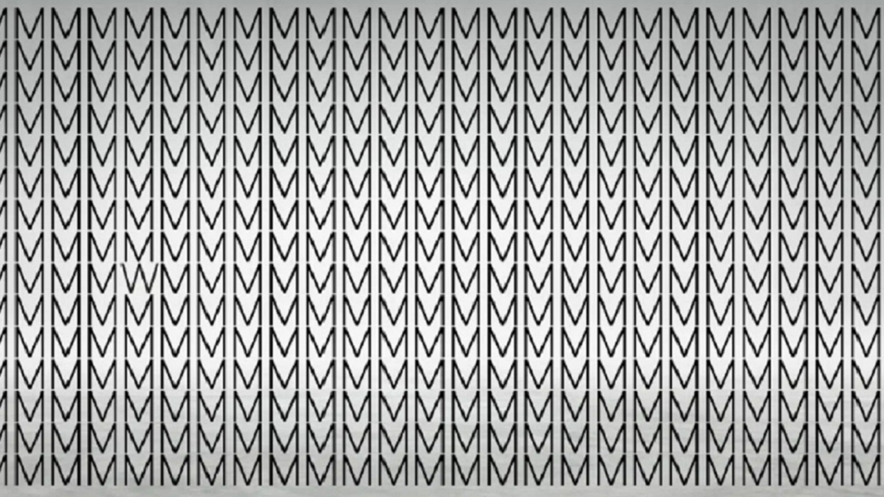 Trova la lettera W in 30 secondi e dimostra di essere un genio Trova la lettera W in 30 secondi e dimostra di essere un genio